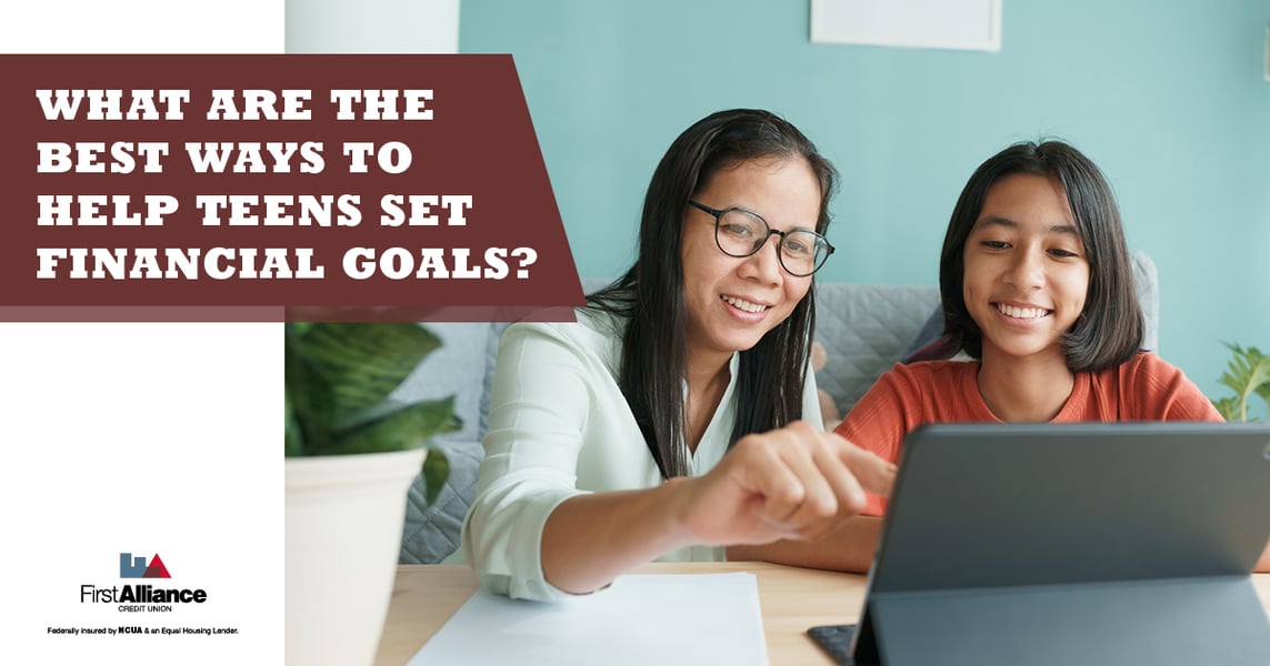 How to Help Teens set Financial Goals