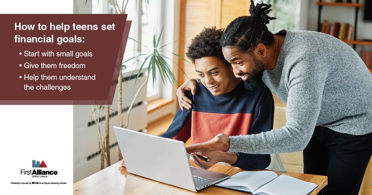 How to Help Teens set Financial Goals