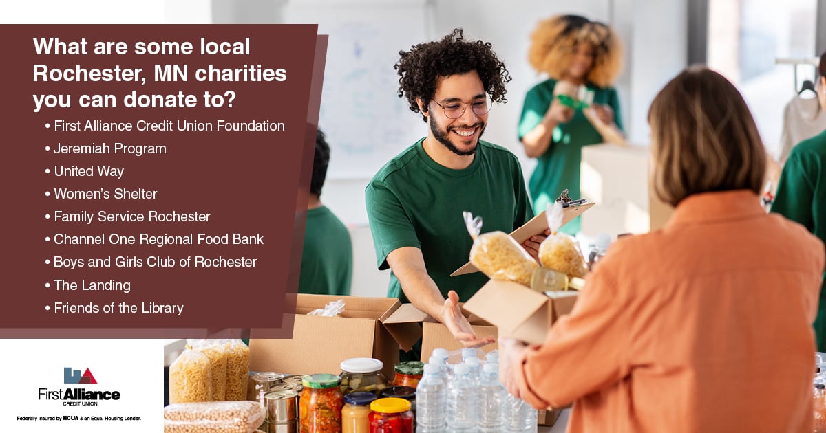 Local Rochester, MN Charities you can Donate to on GivingTuesday
