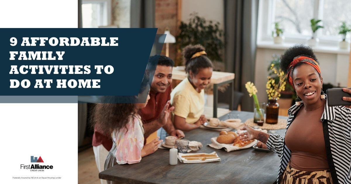 9 Affordable Family Activities To Do At Home
