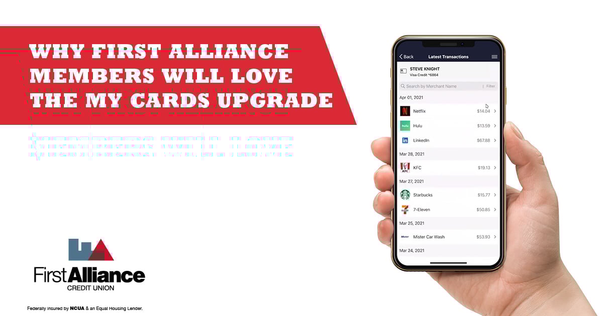 Why First Alliance Members will Love the My Cards Upgrade