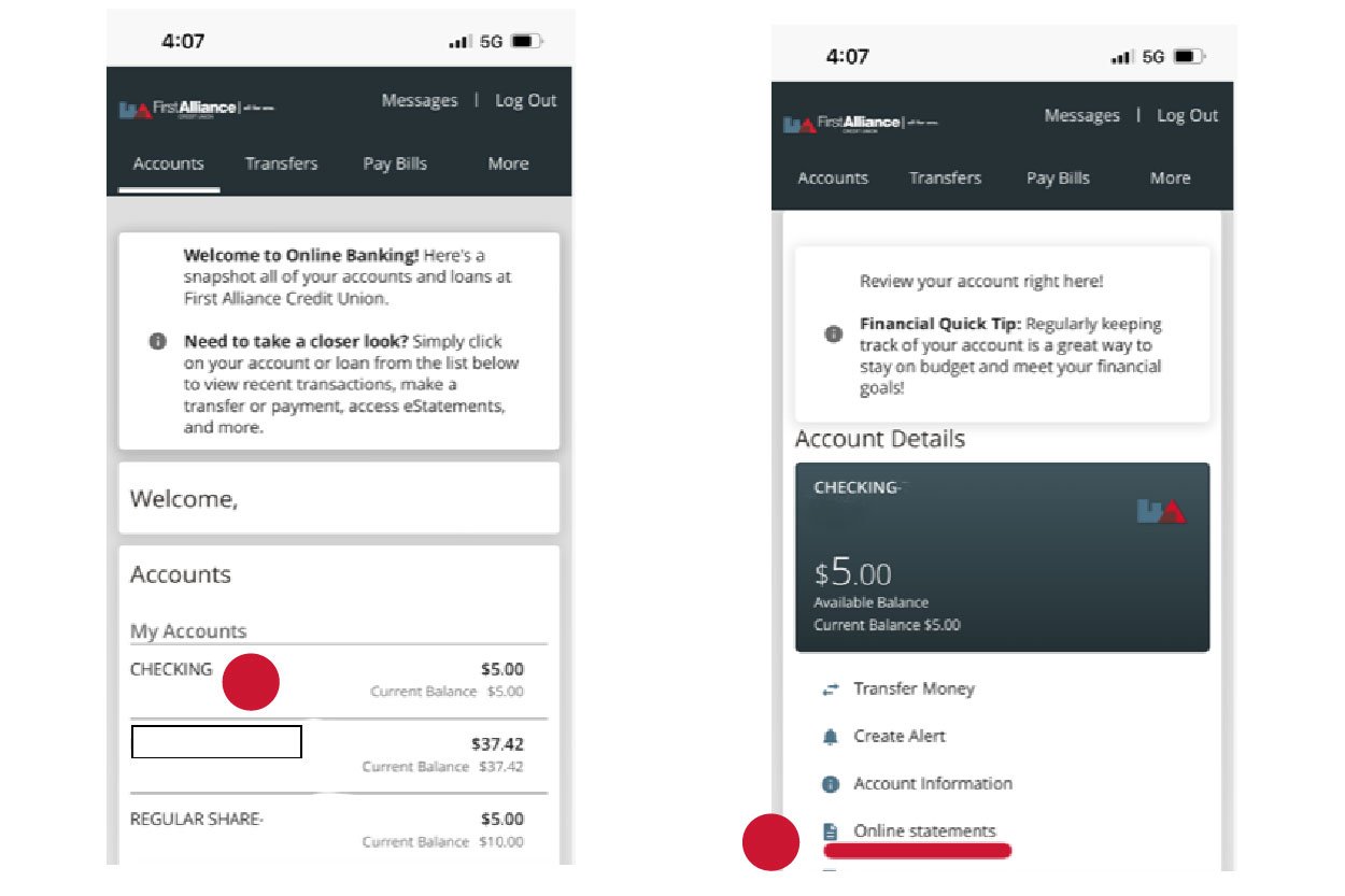 Accessing Your eStatements On a Mobile Device