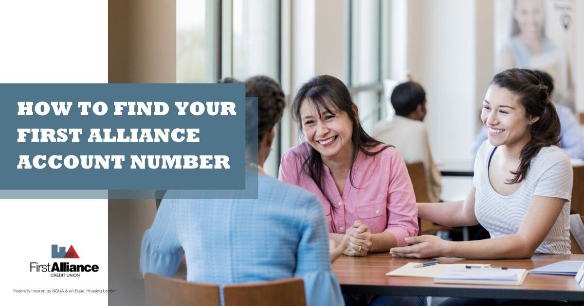 How to Find Your First Alliance Account Number