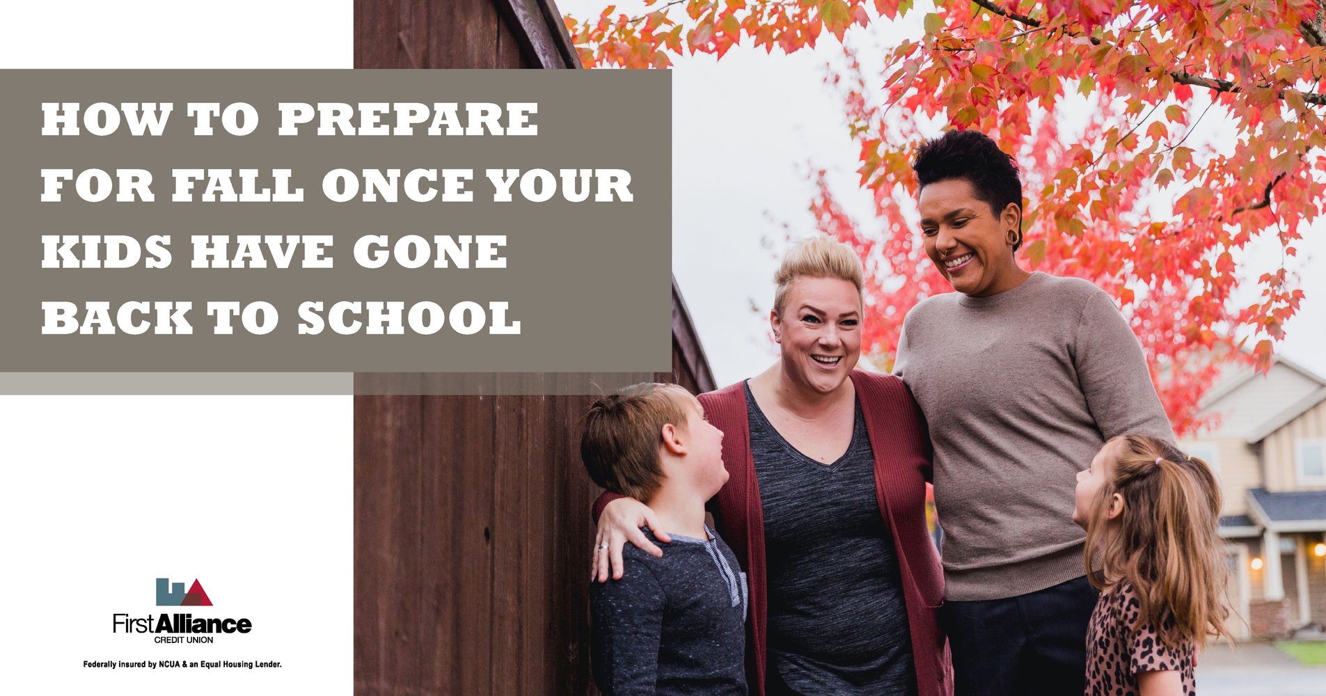 How to Prepare for Fall Once Your Kids Have Gone Back to School