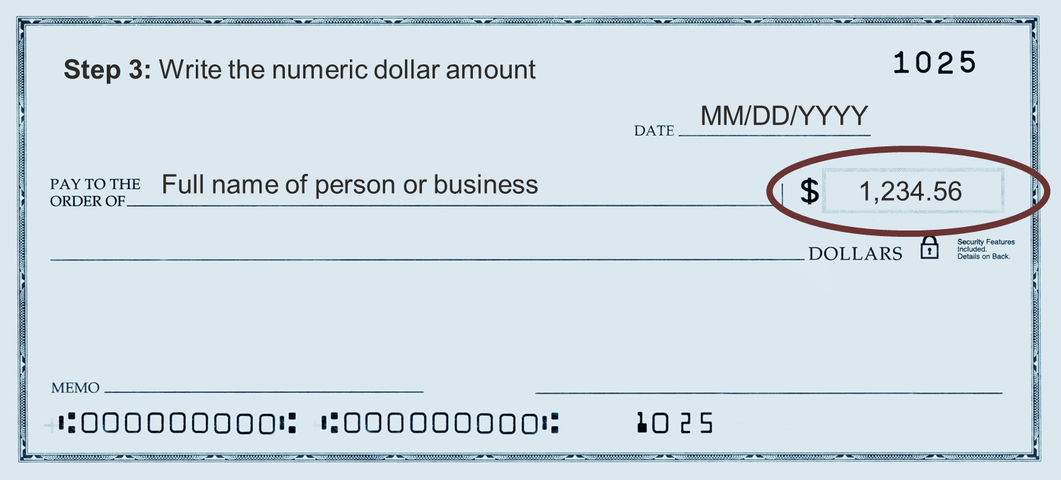 How to Write a Check