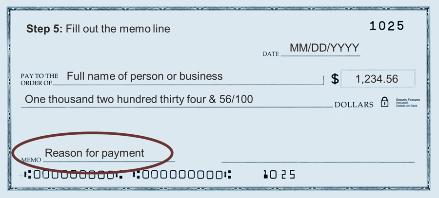 How to Write a Check